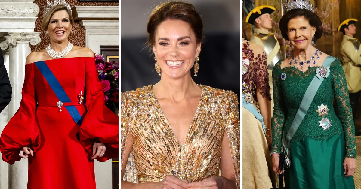 Wat een feest! Royals in kerstig goud, rood en groen! - Blauw Bloed