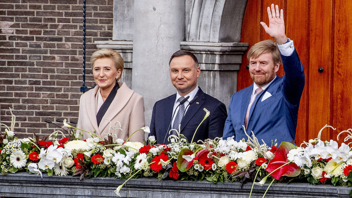 Zien: Koningspaar ontvangt Poolse president - Blauw Bloed