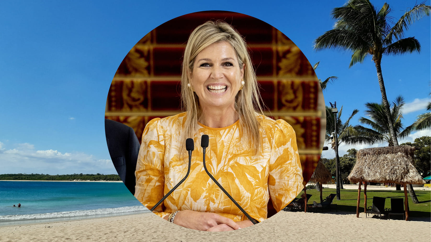 Terug in Nederland: Máxima had nog even in Afrikaanse zee wi - Blauw Bloed