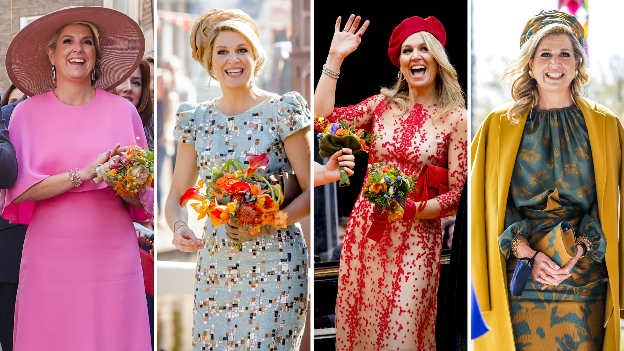Overzicht: de outfits van koningin Máxima tijdens Koningsdag - Blauw Bloed